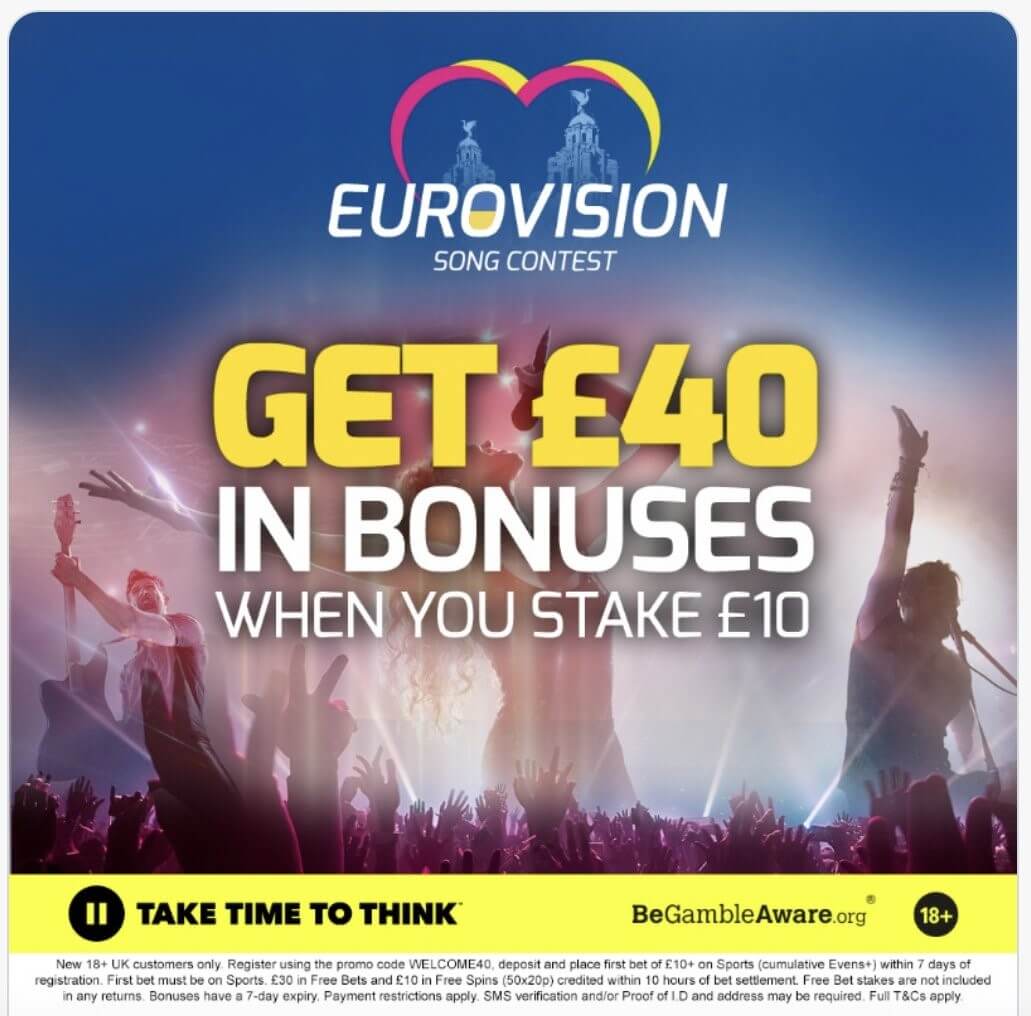 Eurovision Betting - Bet On The 2023 Eurovision Song Contest