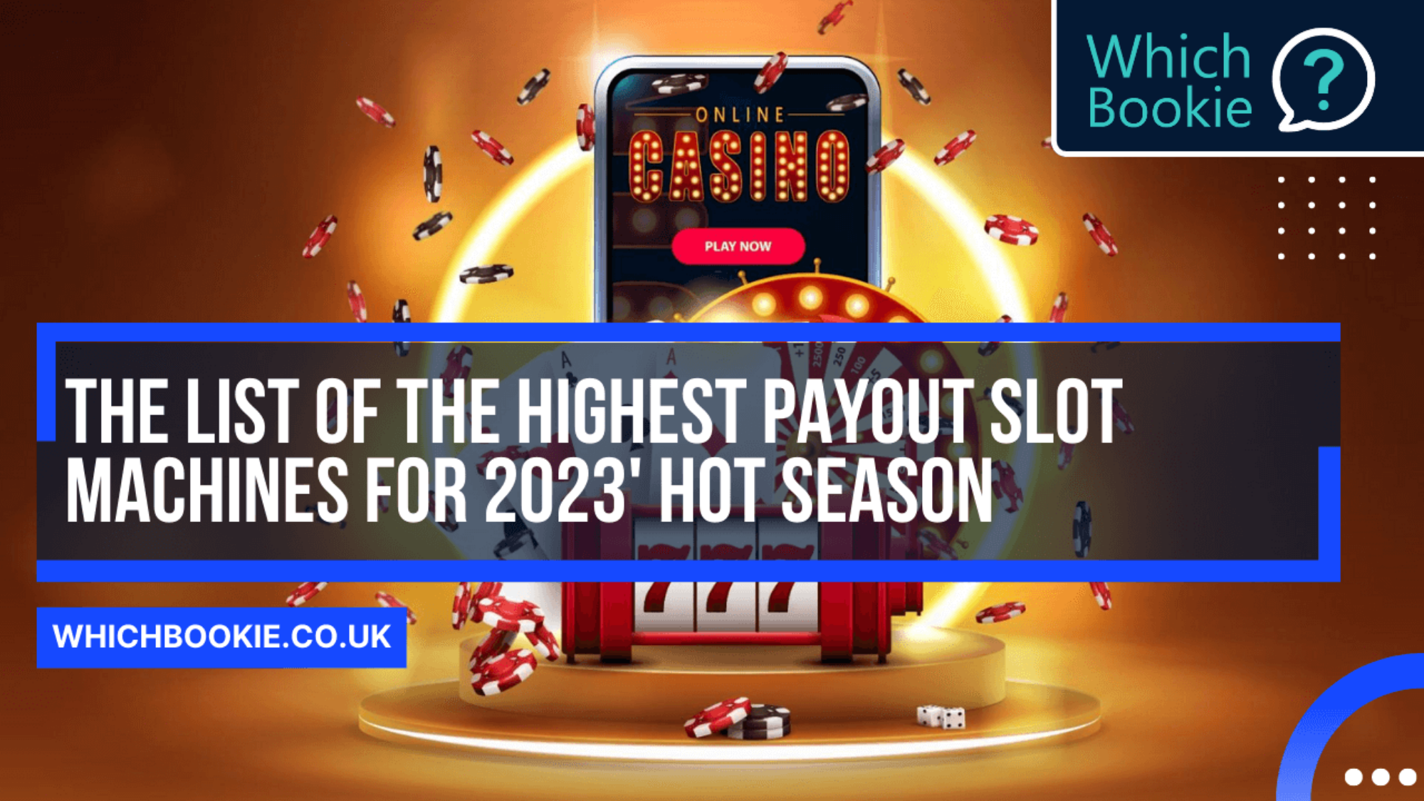 The List of the Highest Payout Slot Machines for 2023' Hot Season