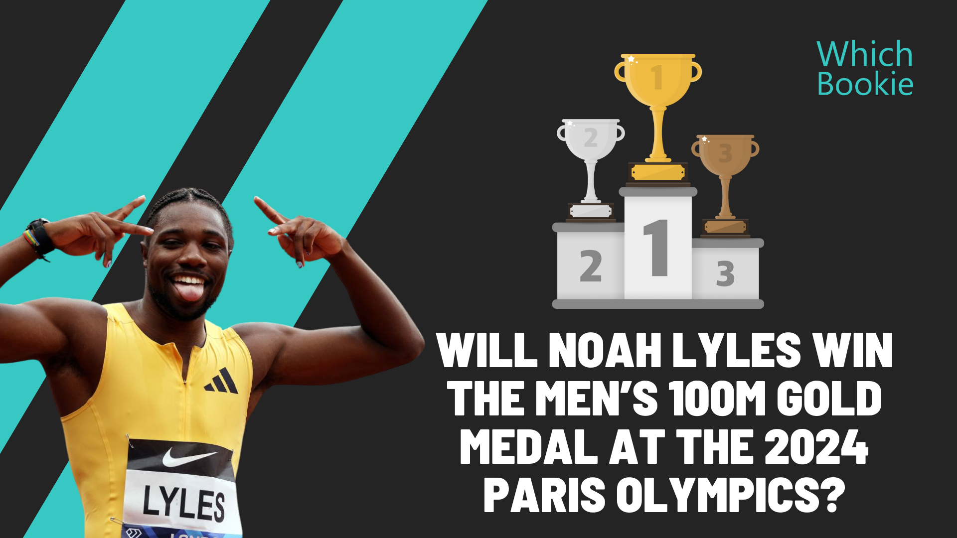 Will Noah Lyles win the 100m at the 2024 Paris Olympics?