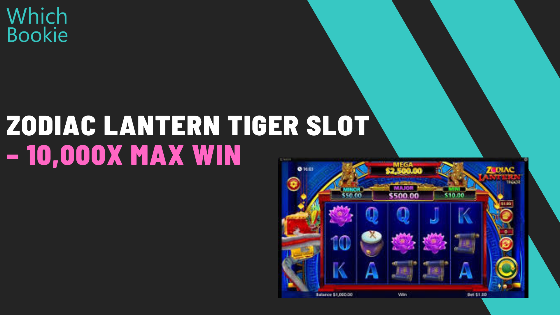 Zodiac Lantern Tiger Slot Review – 10,000x Max Win